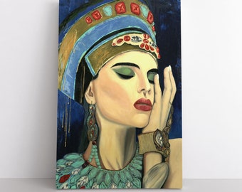 Egyptian Queen Art - Etsy