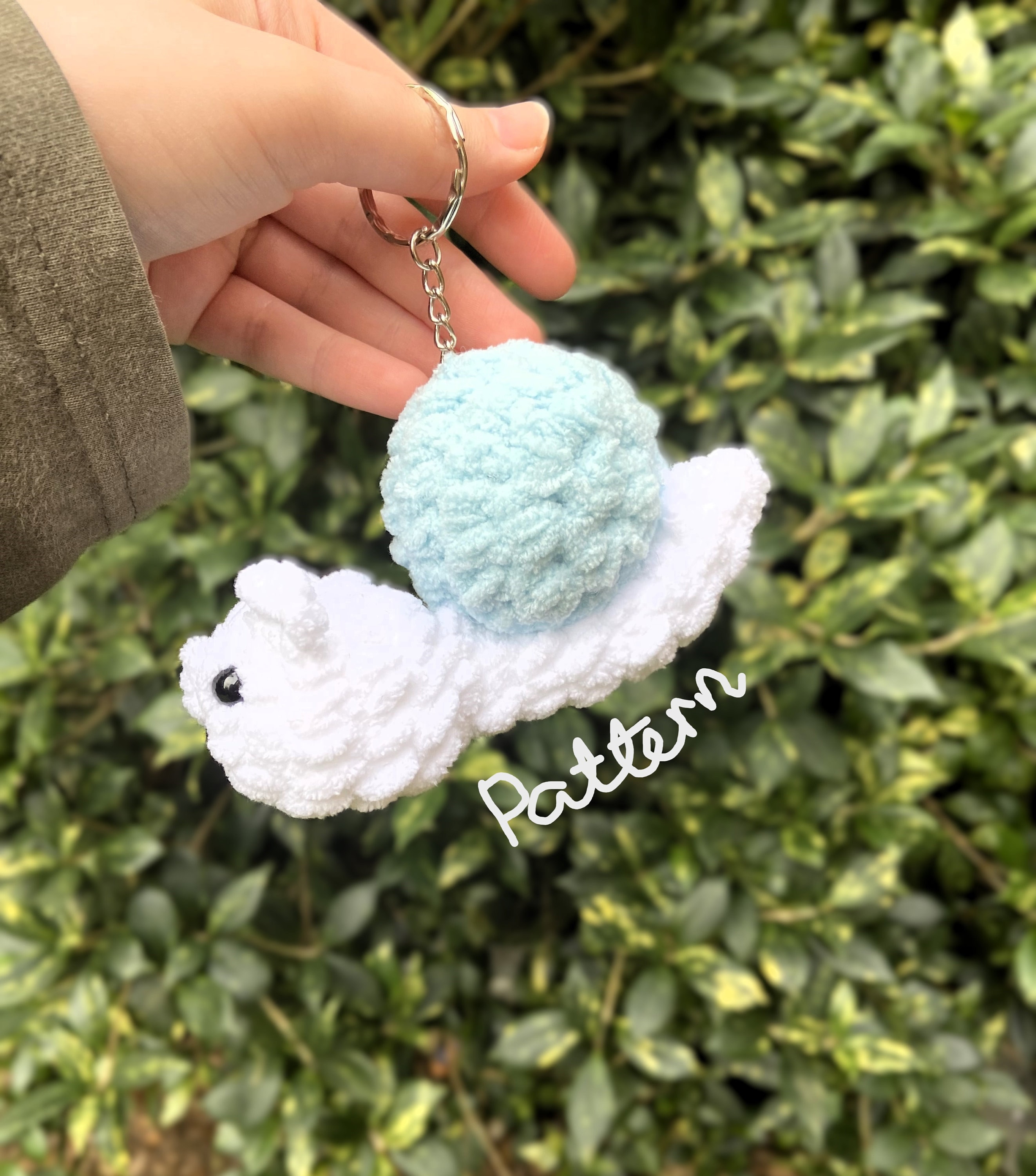 Crochet 30-minute Snail Keychain Pattern/accessory/fluffy Keychain - Etsy