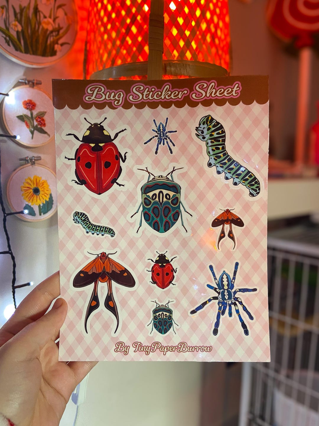 Bug Sticker Sheet | Rare Insects | Waterproof | Set of 10 | Journal ...