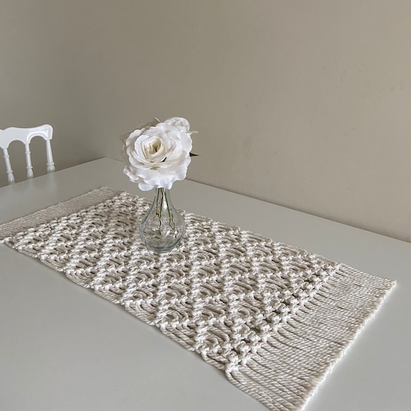 Macrame Table - Etsy