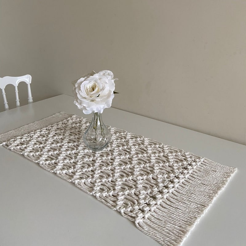 Macrame Table - Etsy