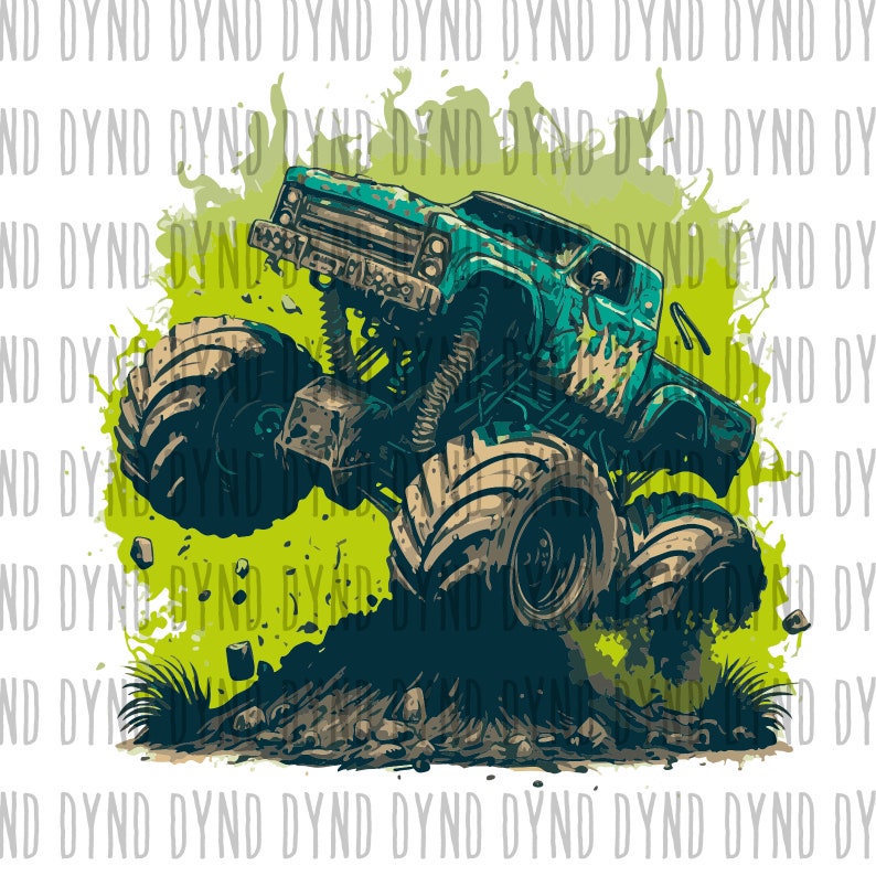Monster Truck SVG Bundle Svg Set 5 Images Monster Truck - Etsy
