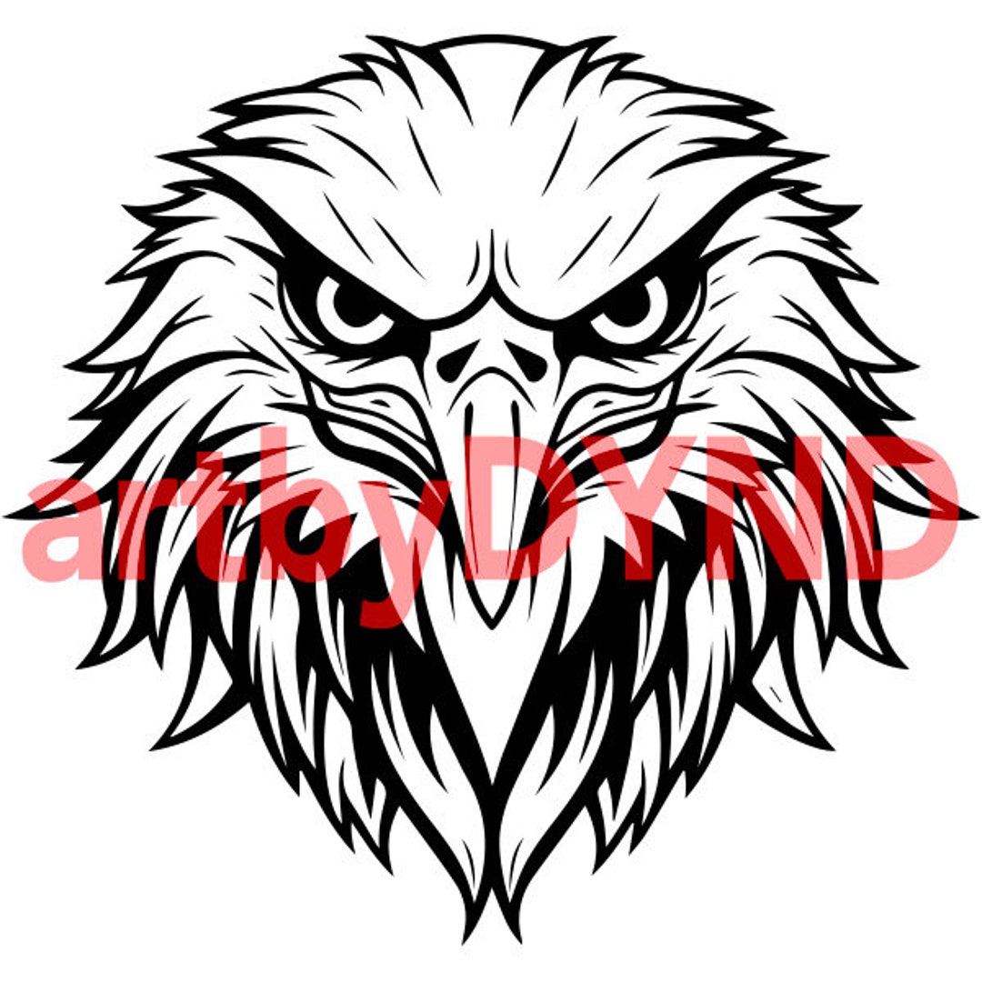 Adler Kopf SVG, Adler SVG, Weißkopfseeadler geschnitten Datei ...