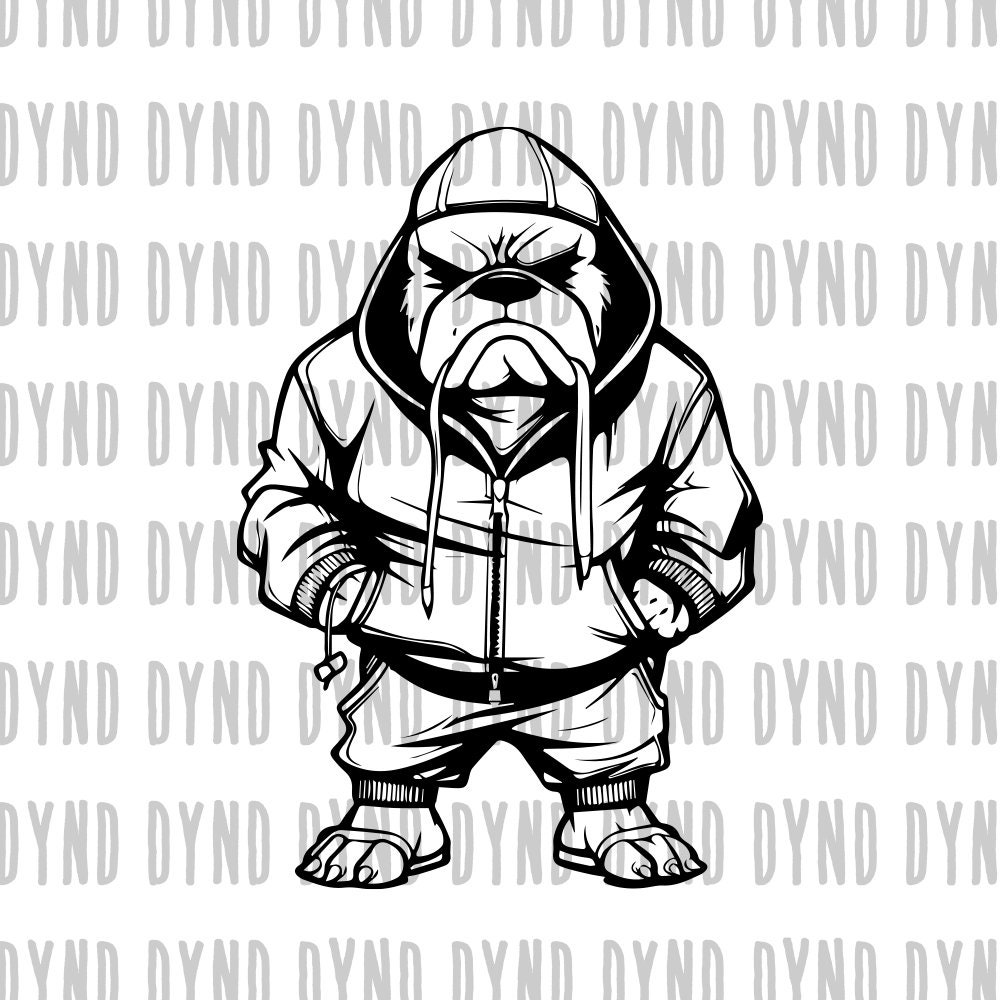 Rapper Bulldog SVG, Bulldog SVG, Bulldog Mom, English Bulldog Mom ...