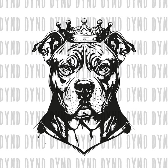 Pitbull Rapper Stencil