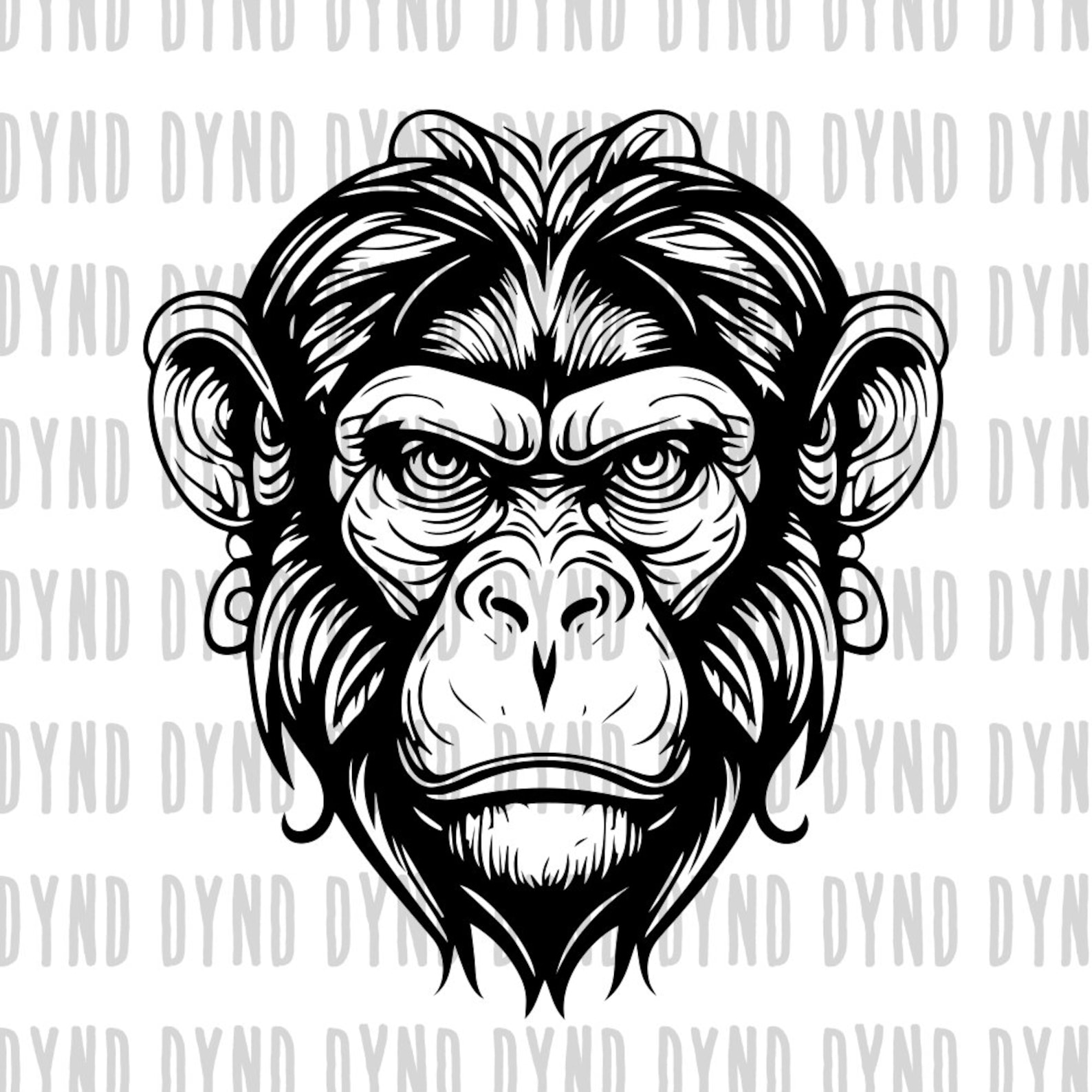 Monkey Svg , Monkey Head Svg , Monkey Face , Monkey Clipart , Monkey ...