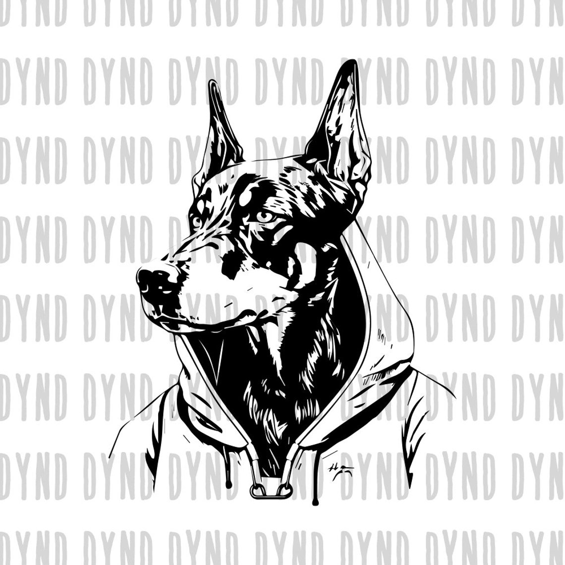 Doberman SVG, Dog SVG Files for Cricut, Doberman Pinscher Clipart, Dog ...