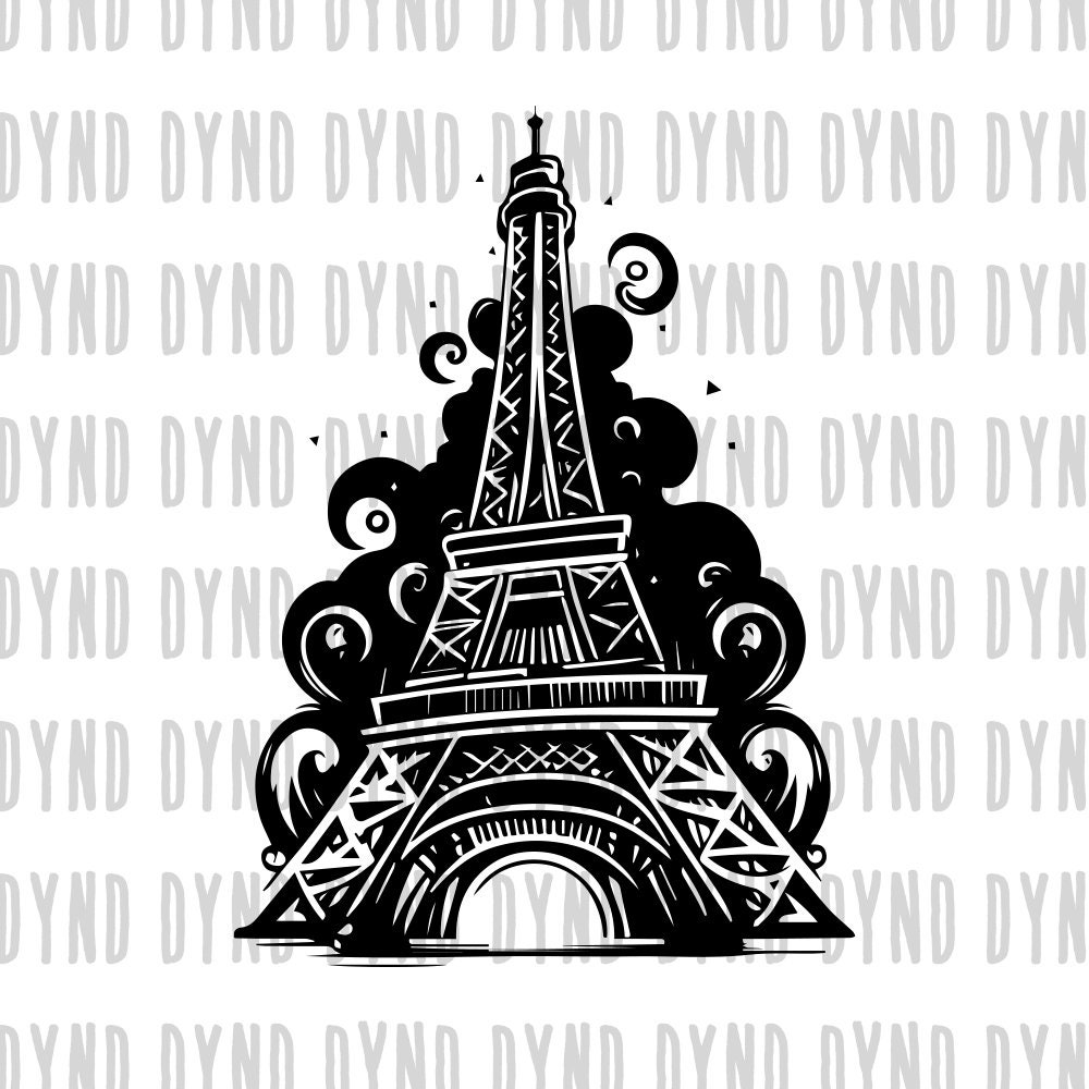 Eiffel Tower SVG Eiffel Svg Paris Svg Eiffel Tower Clipart - Etsy