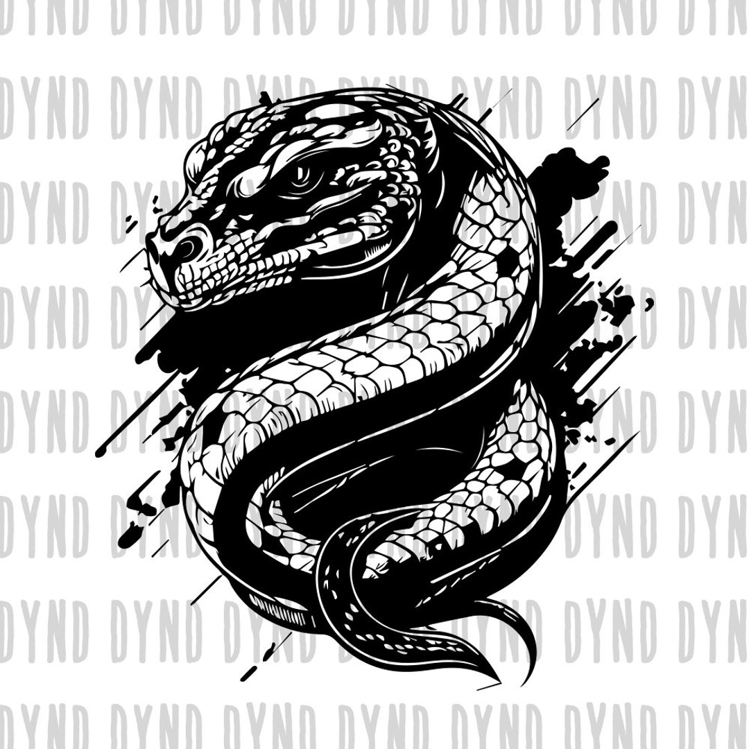 Snake SVG, Snake Vector, Snake Clipart, Snake Cricut, Snake Cut File ...