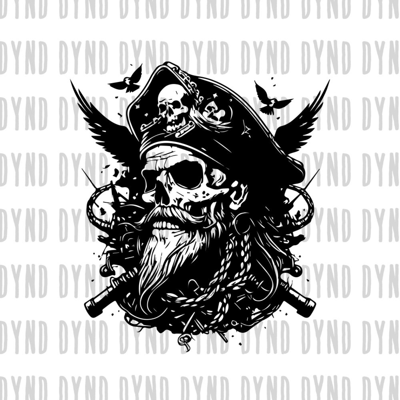 Pirate Skull Svg File for Sublimation , Pirate Skull Svg , Pirate Png ...