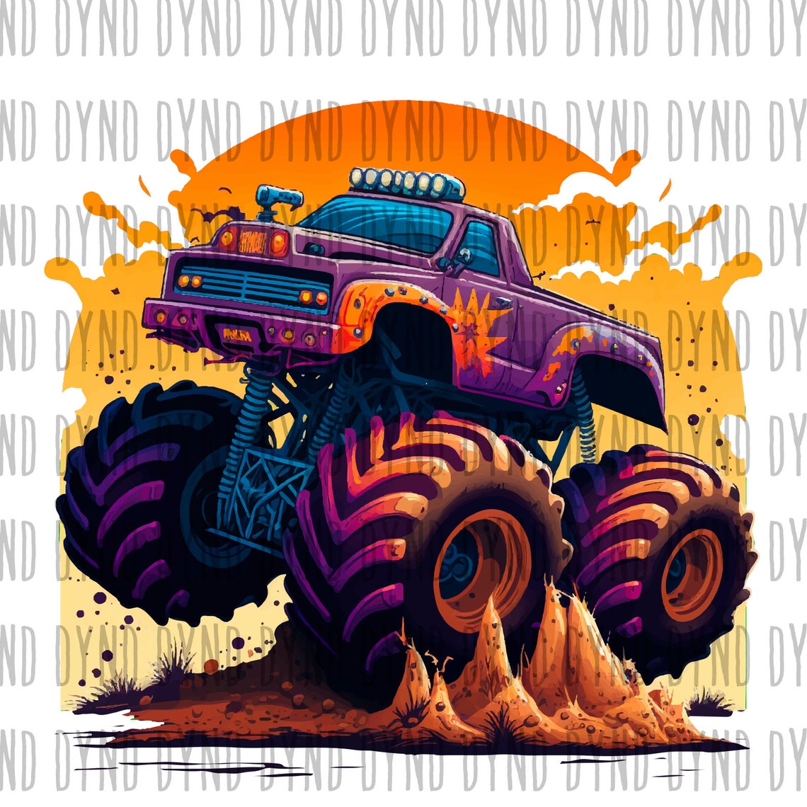 Monster Truck SVG, Monster Truck Clipart, Monster Truck Sublimation ...