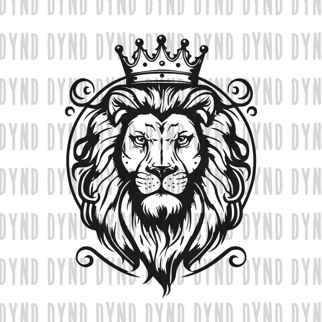Lion Face Svg | Lion Head Svg | Lion Svg | Lion King Svg | Lions Mascot ...