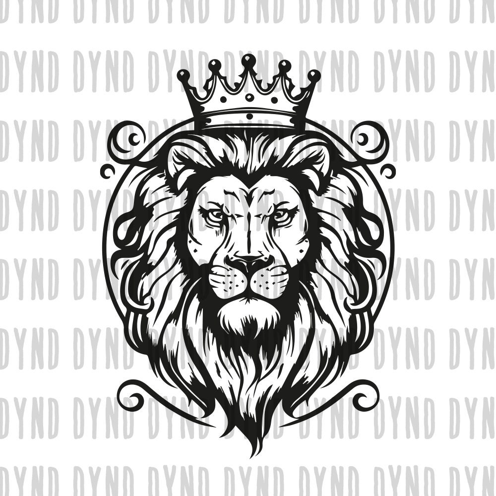 Lion Face Svg | Lion Head Svg | Lion Svg | Lion King Svg | Lions Mascot ...