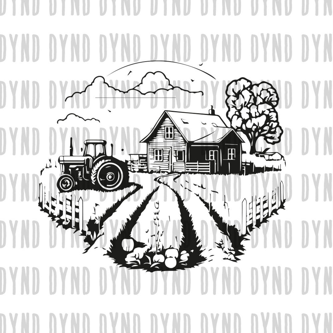 Farm SVG, Cut File, Cricut, Farming Svg, Farmhouse SVG, Farmlife SVG - Etsy