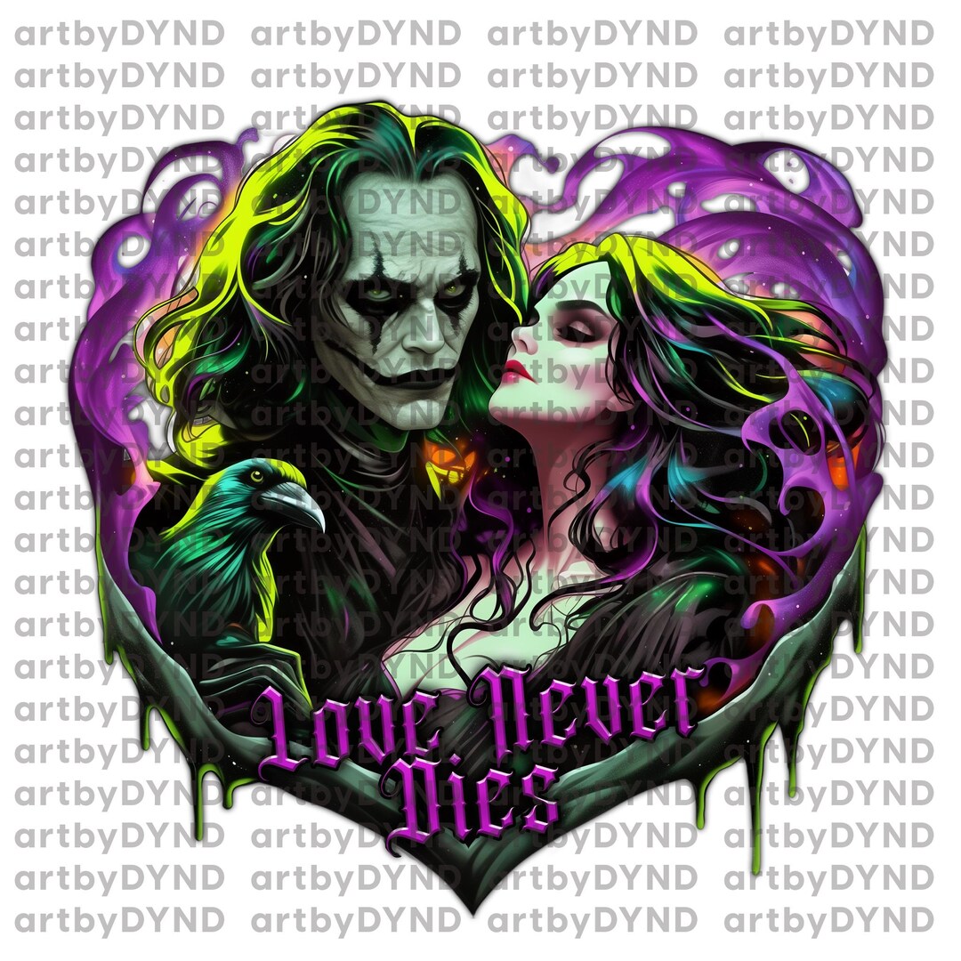 Eric & Shelly "love Never Dies" Png, the Crow Png, Eric Draven Png ...