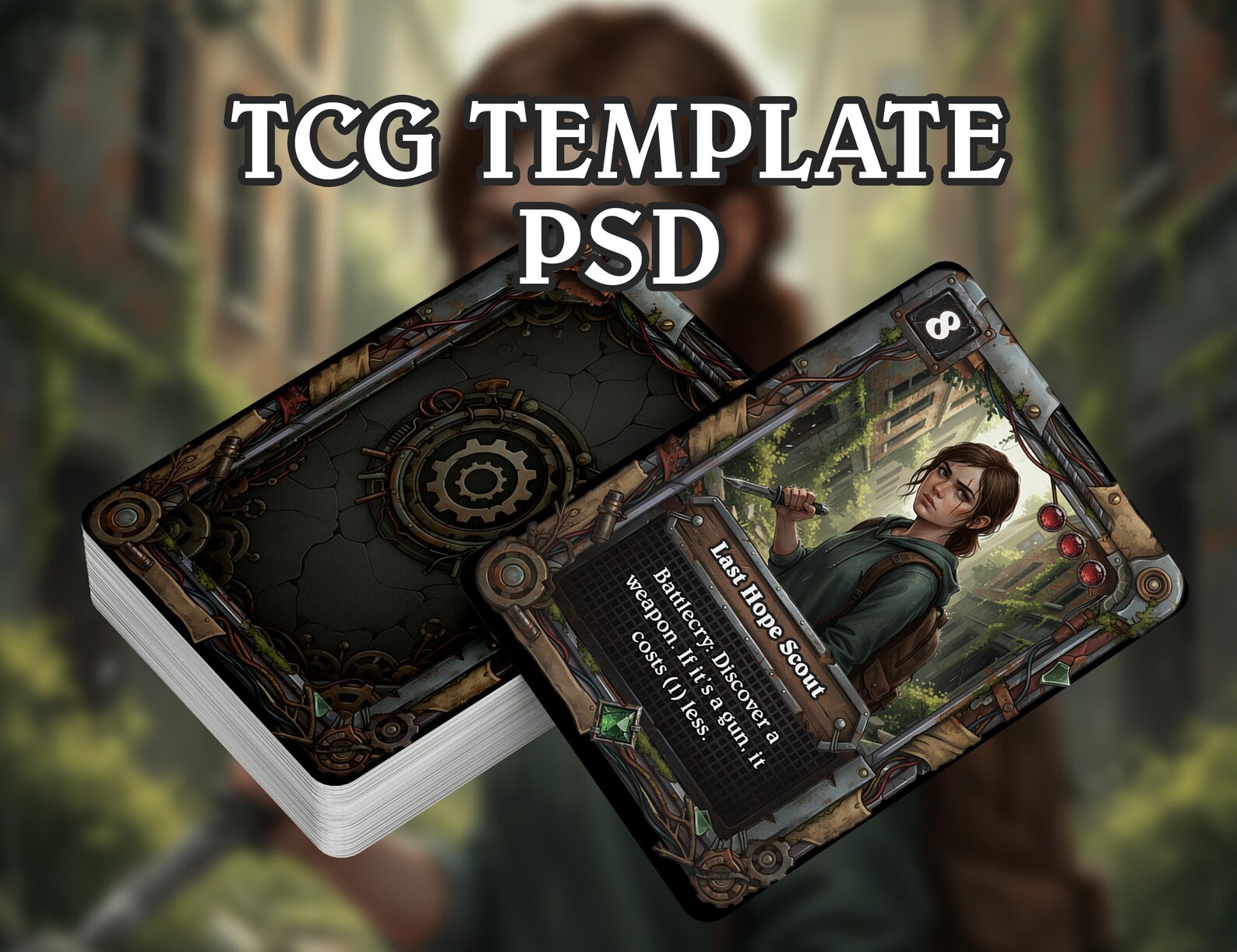 TCG Template, Post-apocalyptic Themed Trading Card Game Creator ...
