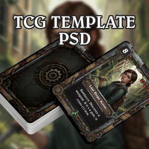 TCG Template, Post-apocalyptic Themed Trading Card Game Creator ...
