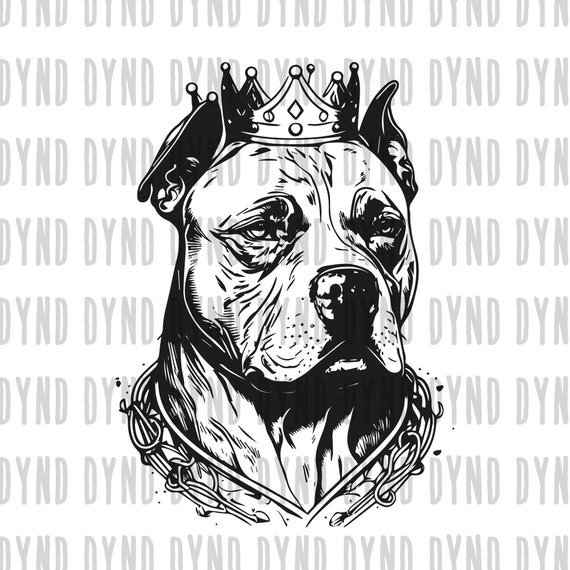 Pitbull Rapper Stencil