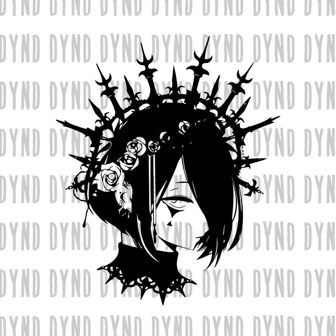 Gothic Girl Svg , Gothic Svg, Gothic Girl Sublimation Design , Gothic ...