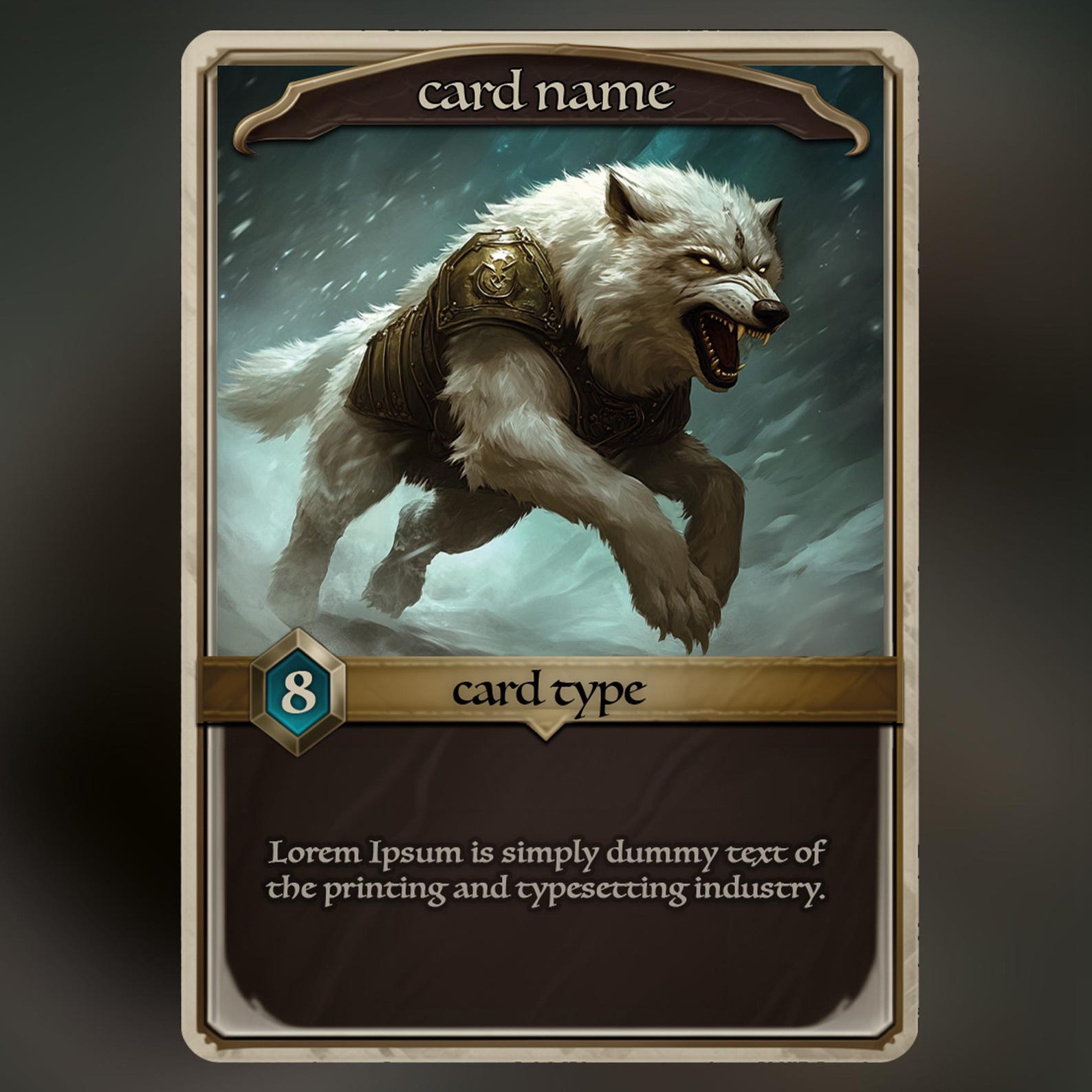 TCG Template, Trading Card Game Creator Template - TCG Card Template ...