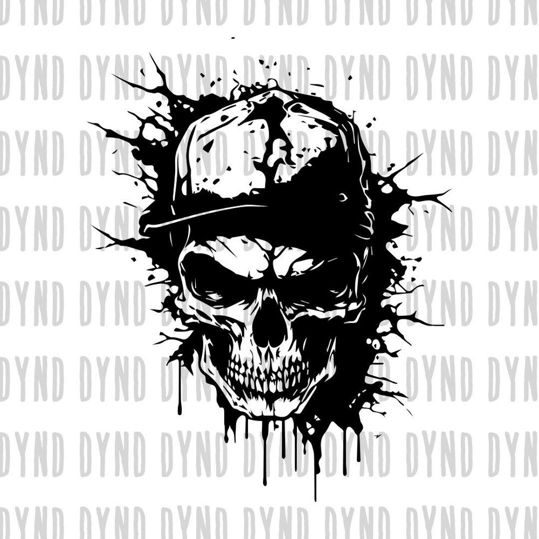 Teschio Svg, Clipart gotico teschio, Svg gotico, Scheletro Svg, Cricut ...