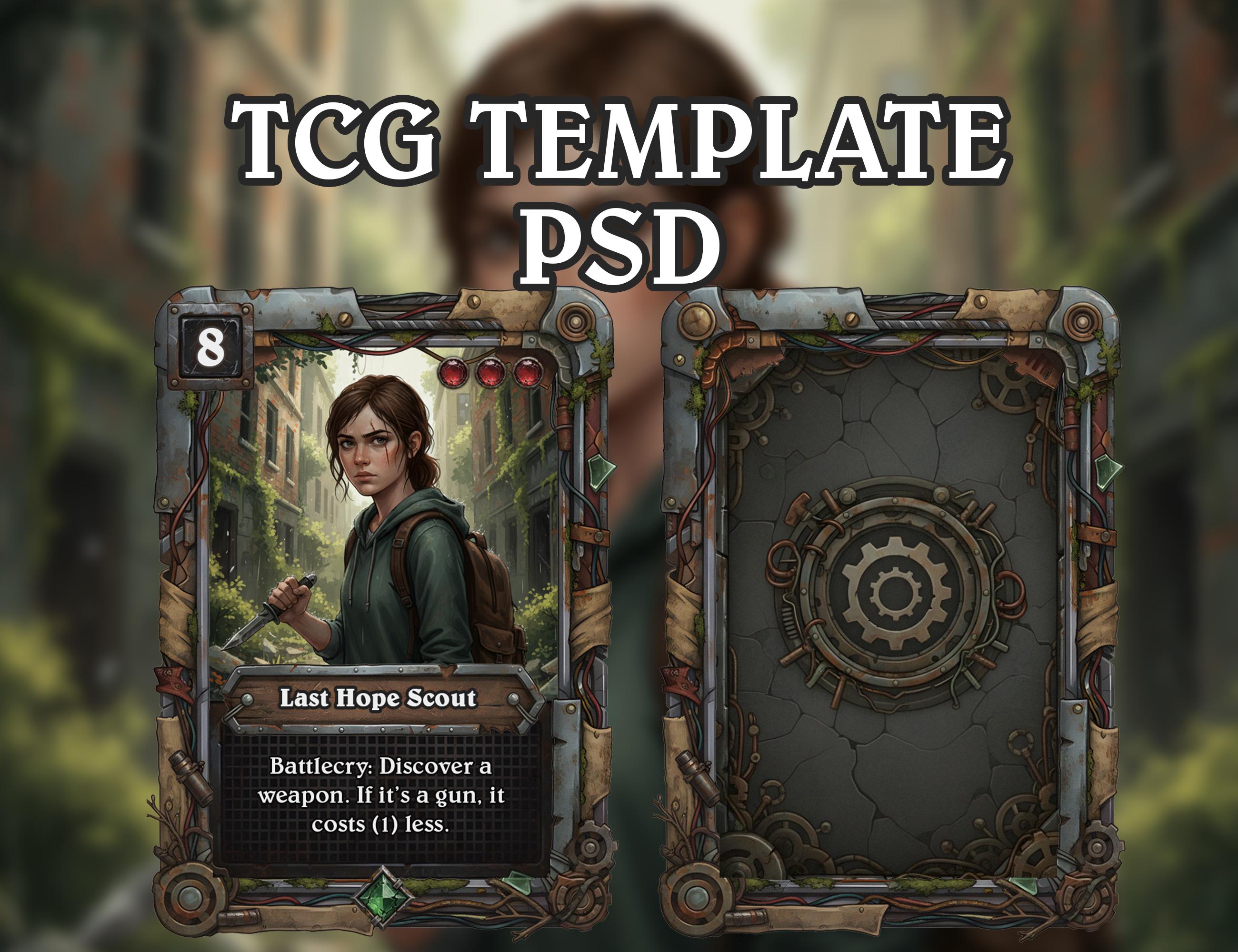 TCG Template, Post-apocalyptic Themed Trading Card Game Creator ...