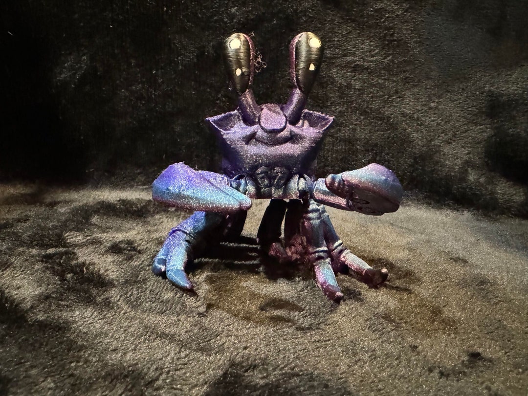 Ghost Crab 3d Printed Articulating Decor - Etsy