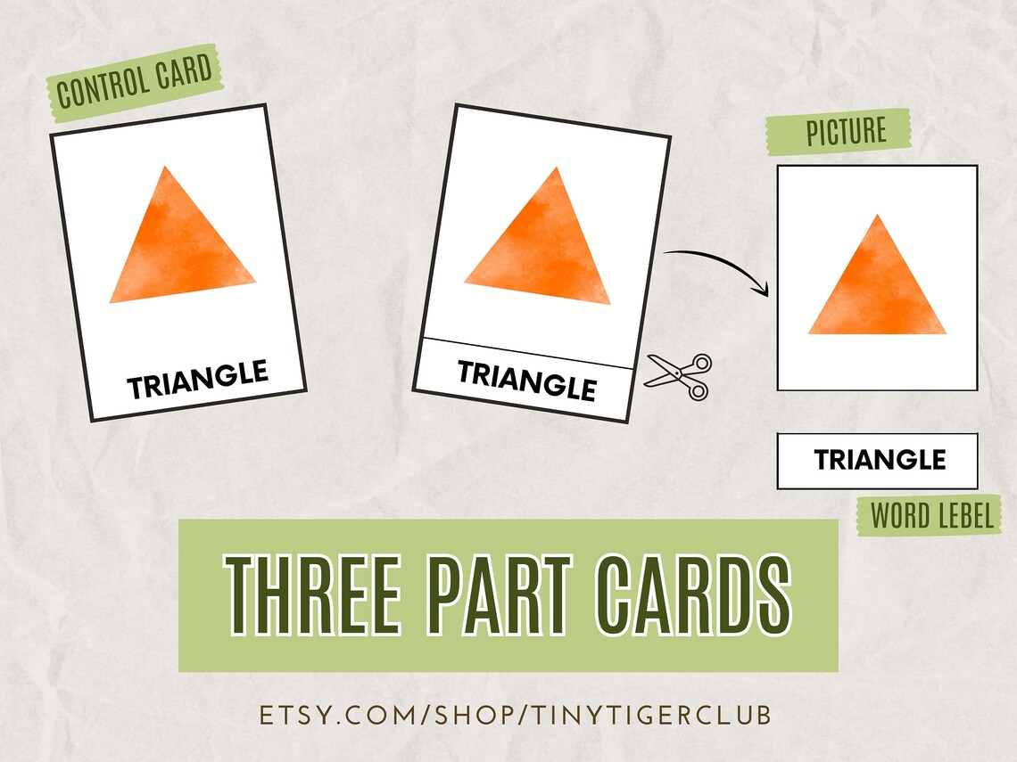 13 Rainbow Shapes Flash Cards, Montessori Flash Cards, Preschool ...