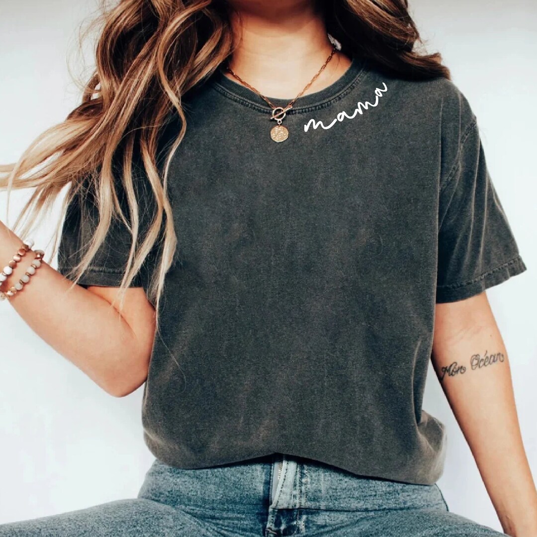 Custom Collar Print,minimalist Custom Shirts, Bridal Shower ...