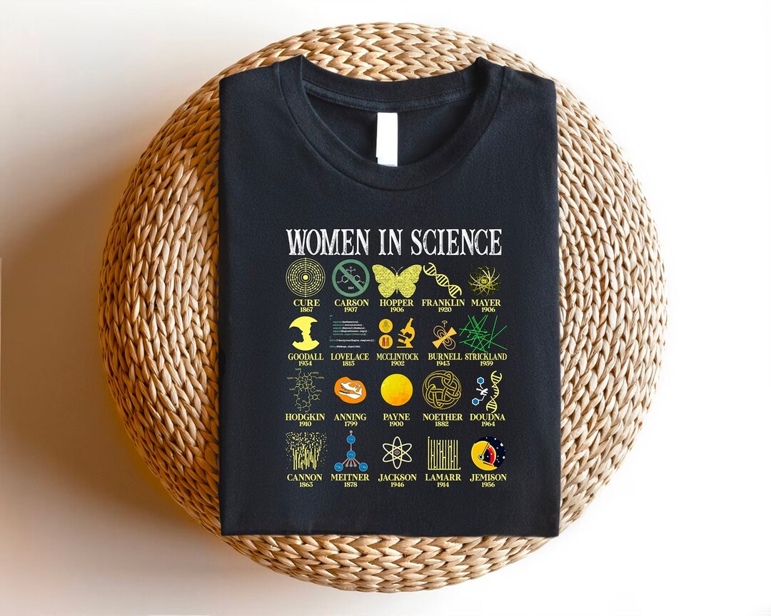 Retro Comfort Woman in Science Shirt, Science Shirt, Preppy Aesthetic ...