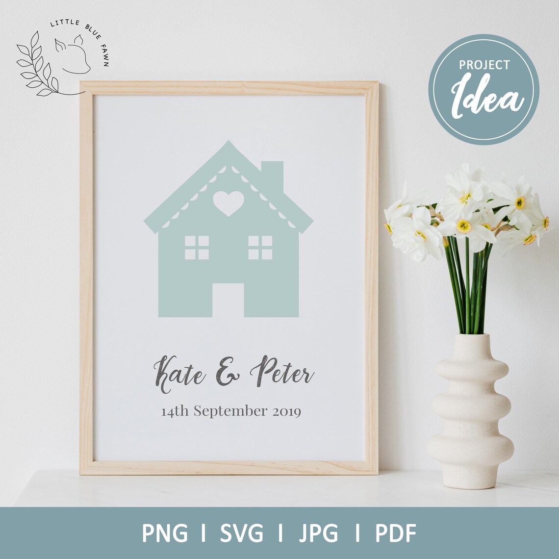 Cute House SVG Cutting File for Cricut, Silhouette Home PNG Cut File ...