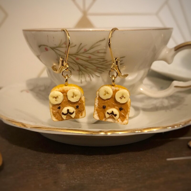 Toast Earrings - Etsy