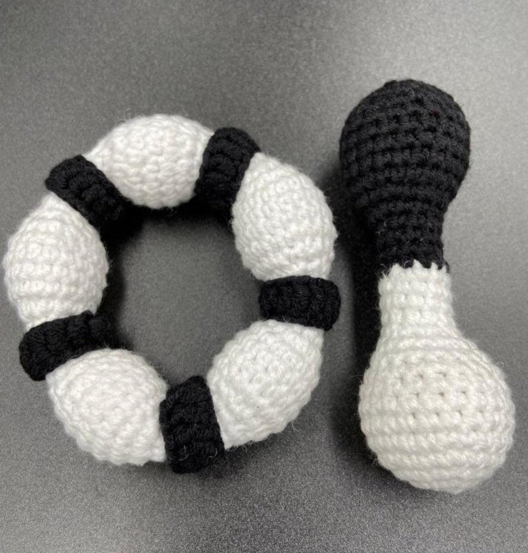Rattle, Black and White Rattle, Montessori Rattle, Soft Rattle ...