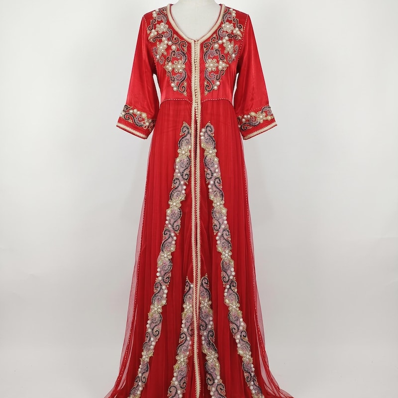 Kaftan Brocade Moroccan - Etsy