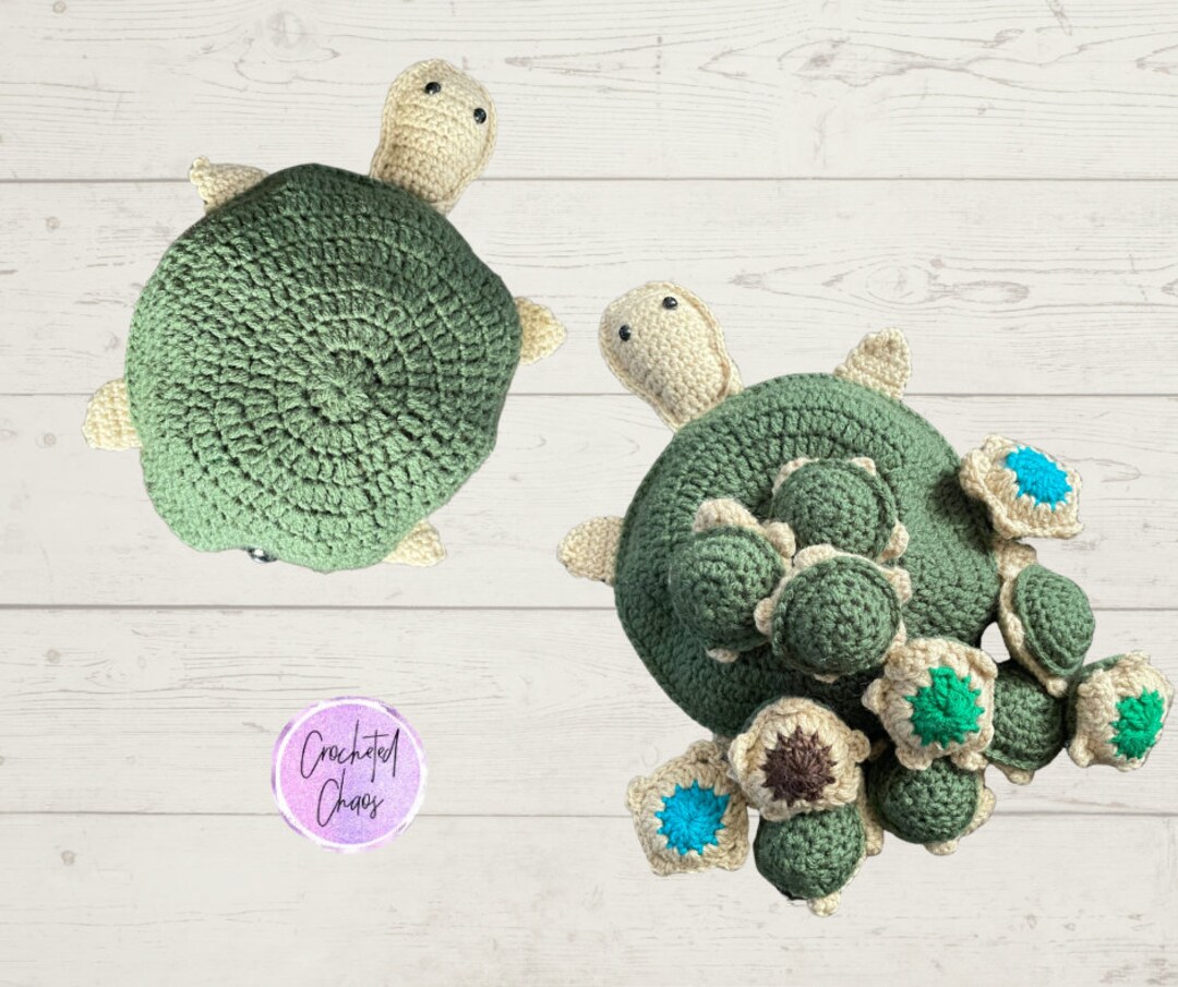Crocheted Memory Turtle Game - Etsy