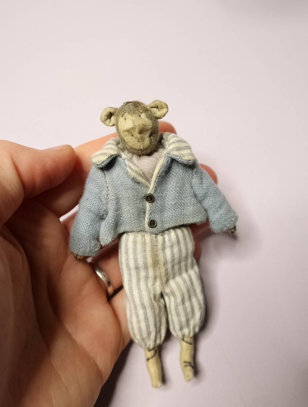 Pocket Buddy Monkey Stuffed Toy Collectible Textile Doll Toy From ...