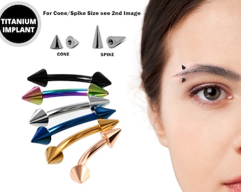 Eyebrow Jewelry Spike - Etsy