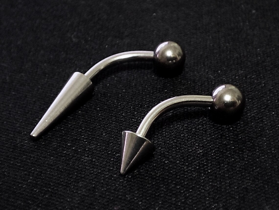 Titanium Spike Vertical Labret Stud Lip Piercings Spikes / - Etsy Australia