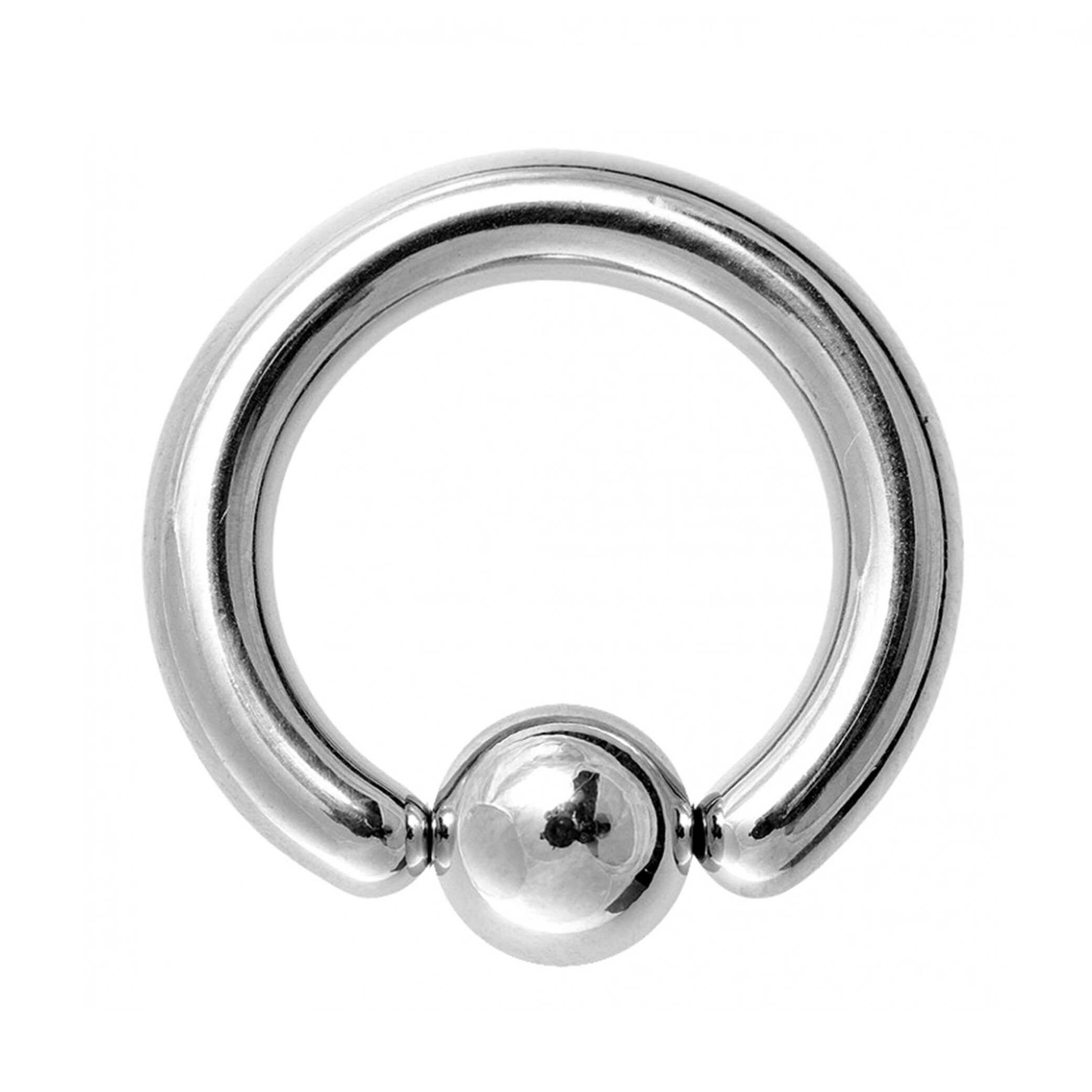 Captive Ball Ring Piercing 00g to 10g Big Gauge is With Spring - Etsy UK
