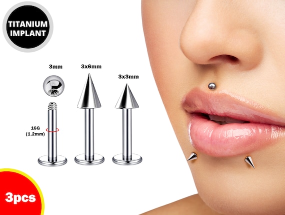 Side Labret Piercing