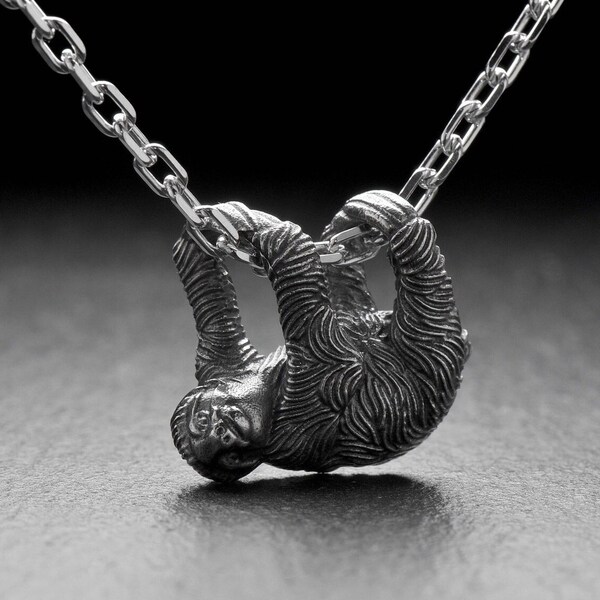Sloth Necklace - Etsy