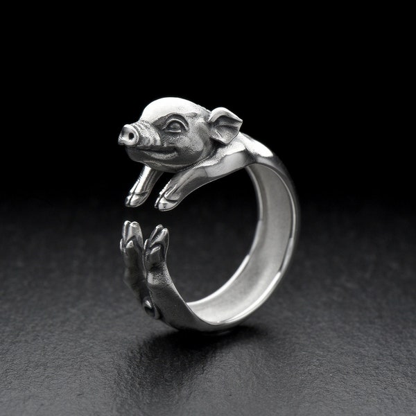 Pig Ring - Etsy