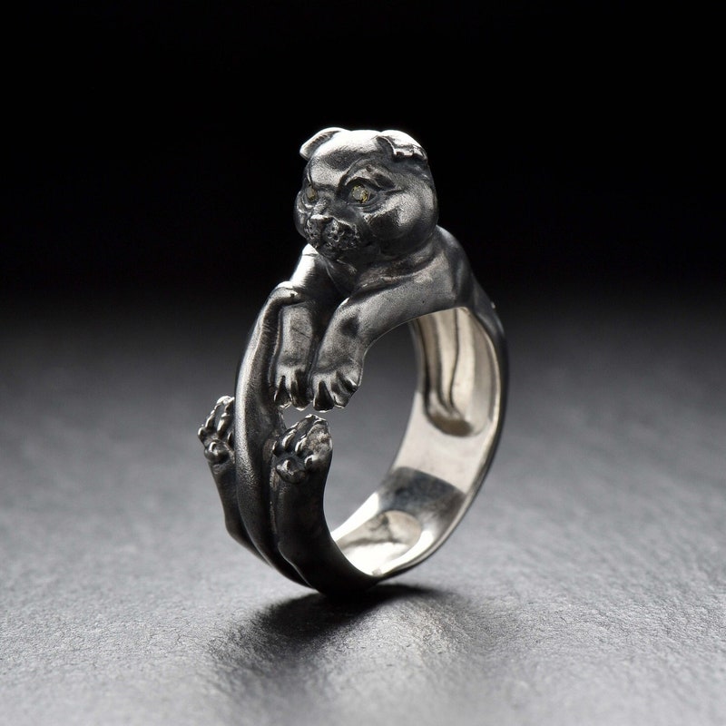 Cat Ring - Etsy