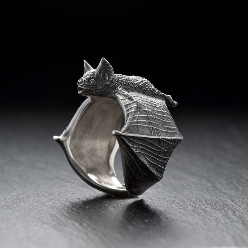Bat Ring - Etsy