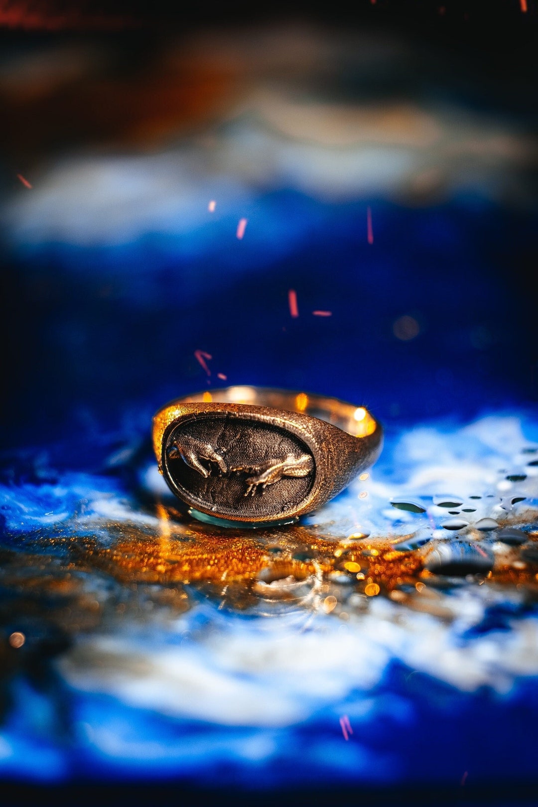 Creation of Adam Ring: Sterling Silver Renaissance Wedding Band - Etsy