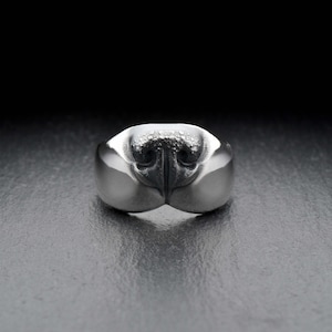 Sterling Silver Dog Nose Ring: Handmade Pet Lover Jewelry - Etsy