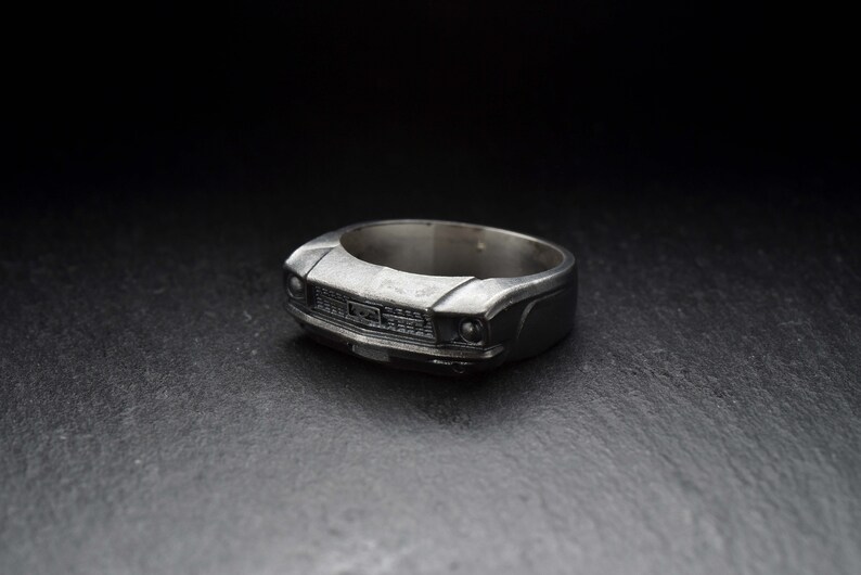 Handmade Sterling Silver Ford Mustang Ring: Car Lover Gift - Etsy