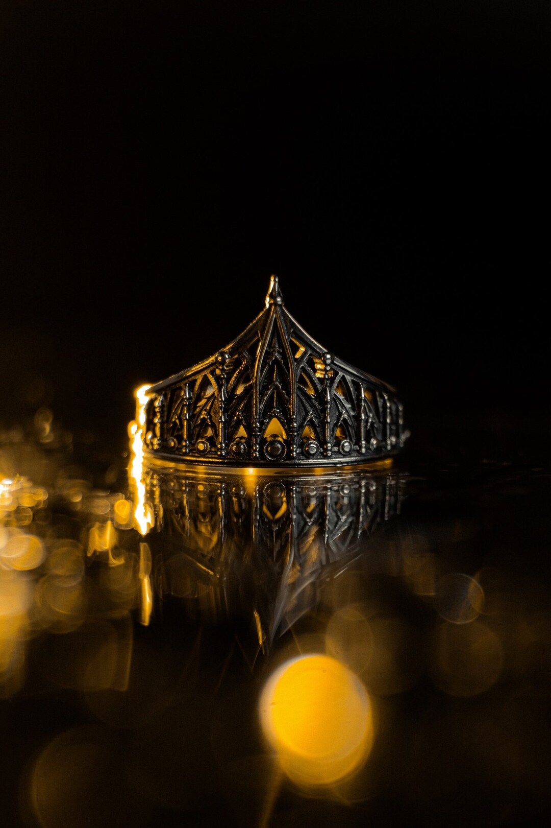 Sterling Silver Gothic Ring, Vintage Ring, Medieval Jewelry, Gift Idea ...