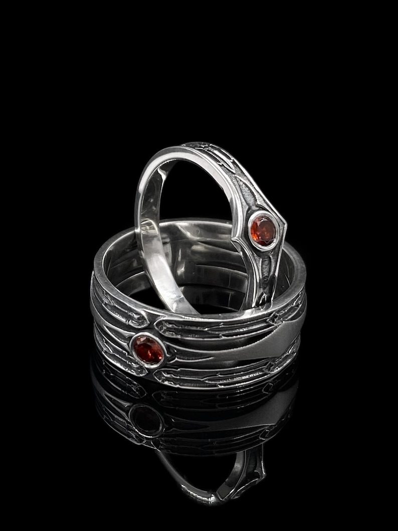 Medieval Spear Ring, Citrine Warrior Band, Elven Tiara Jewelry, Fantasy ...