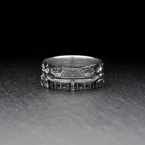 Sterling Silver Beijing Cityscape Ring: Handmade China Jewelry - Etsy